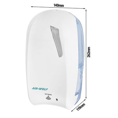 AIR-WOLF | Seifenspender mit Sensor - 1200ml - ABS-Kunststoff - weiß ...
