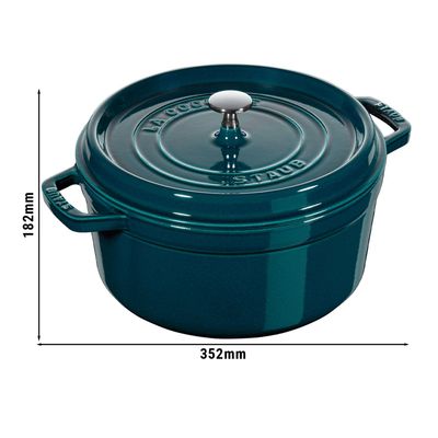 STAUB | LA COCOTTE - Cocotte - Ø 280mm - Gusseisen - La-Mer | GGM Gastro