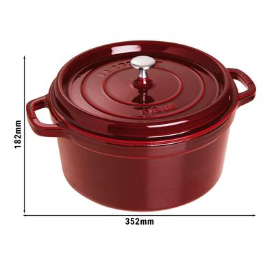 STAUB | LA COCOTTE - Cocotte - Ø 280mm - Hierro fundido - Rojo ...