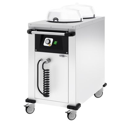 Tellerwärmer - beheizt - mit Rollen - 100 Teller | GGM Gastro