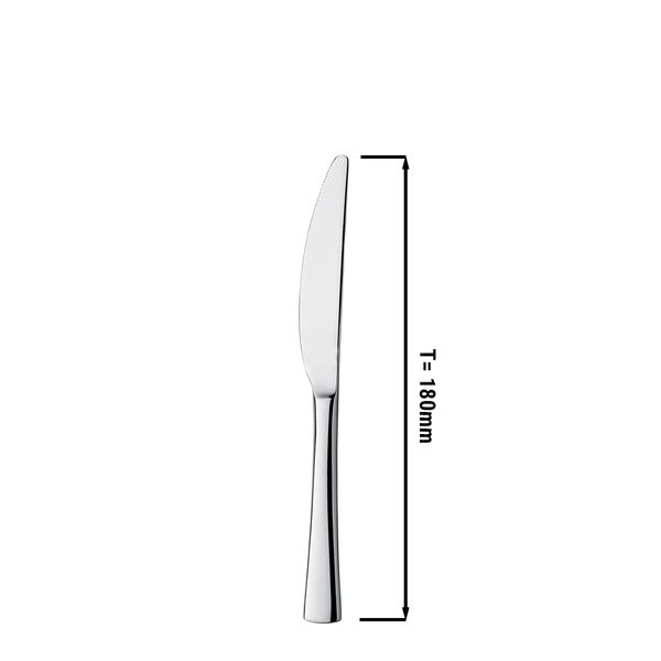 (12 piezas) Cuchillo para postre Alessandra - 18 cm | GGM Gastro